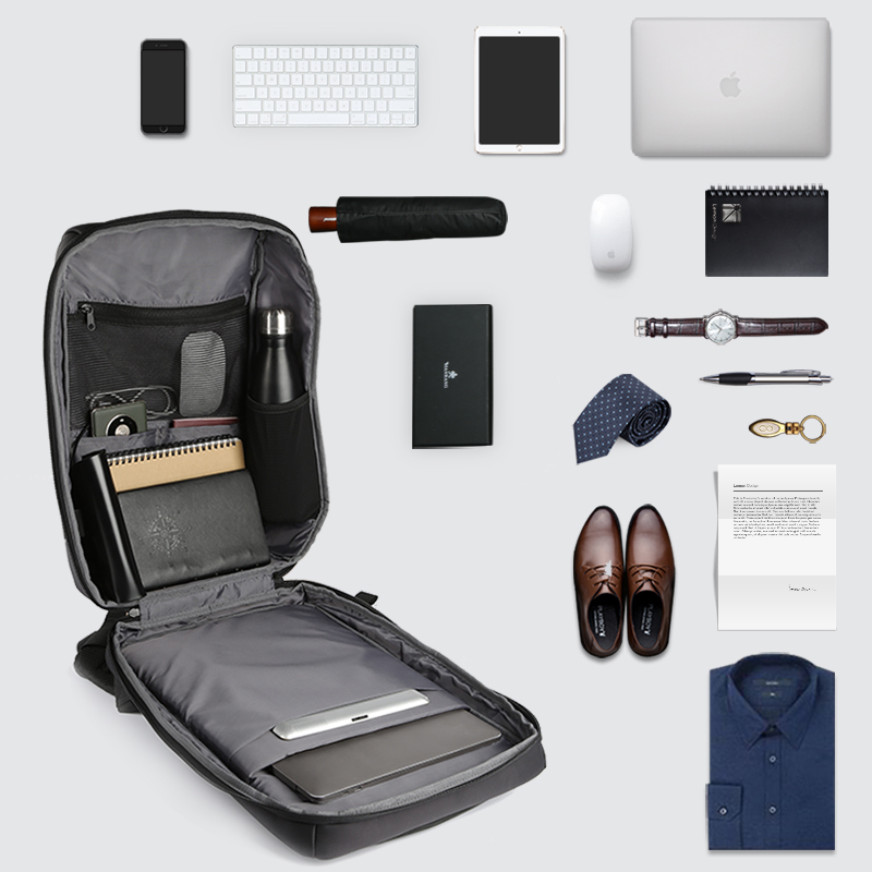 Multifunctional Business Travel Backpack for Men - Kingsons K9805W